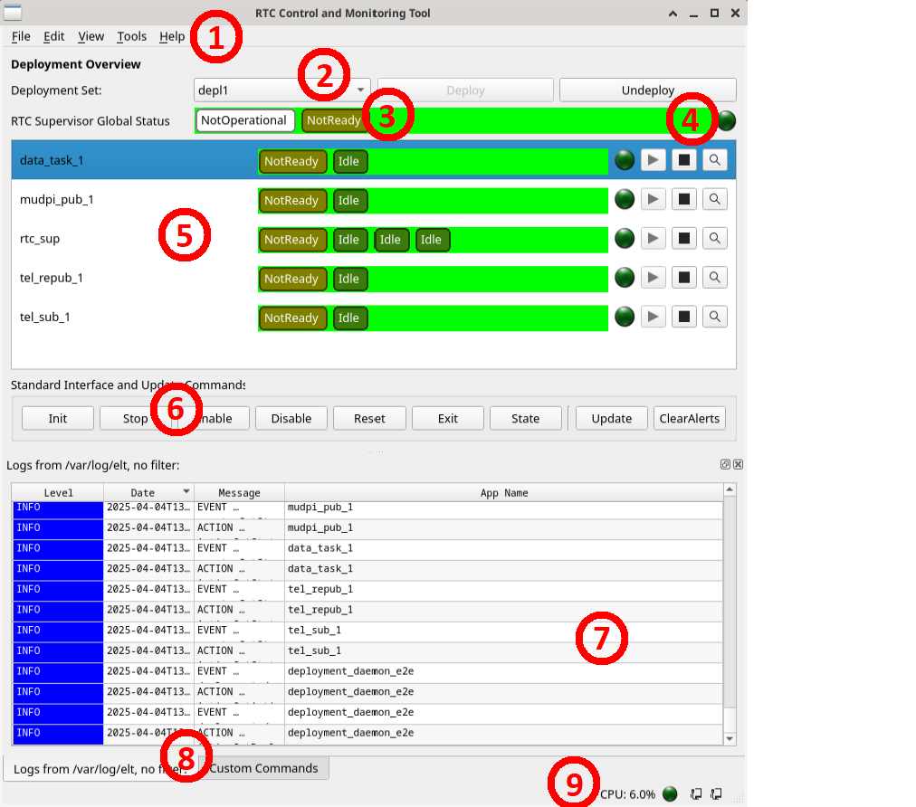 Control and Monitoring Tool — RTC Toolkit 5.0.0 documentation